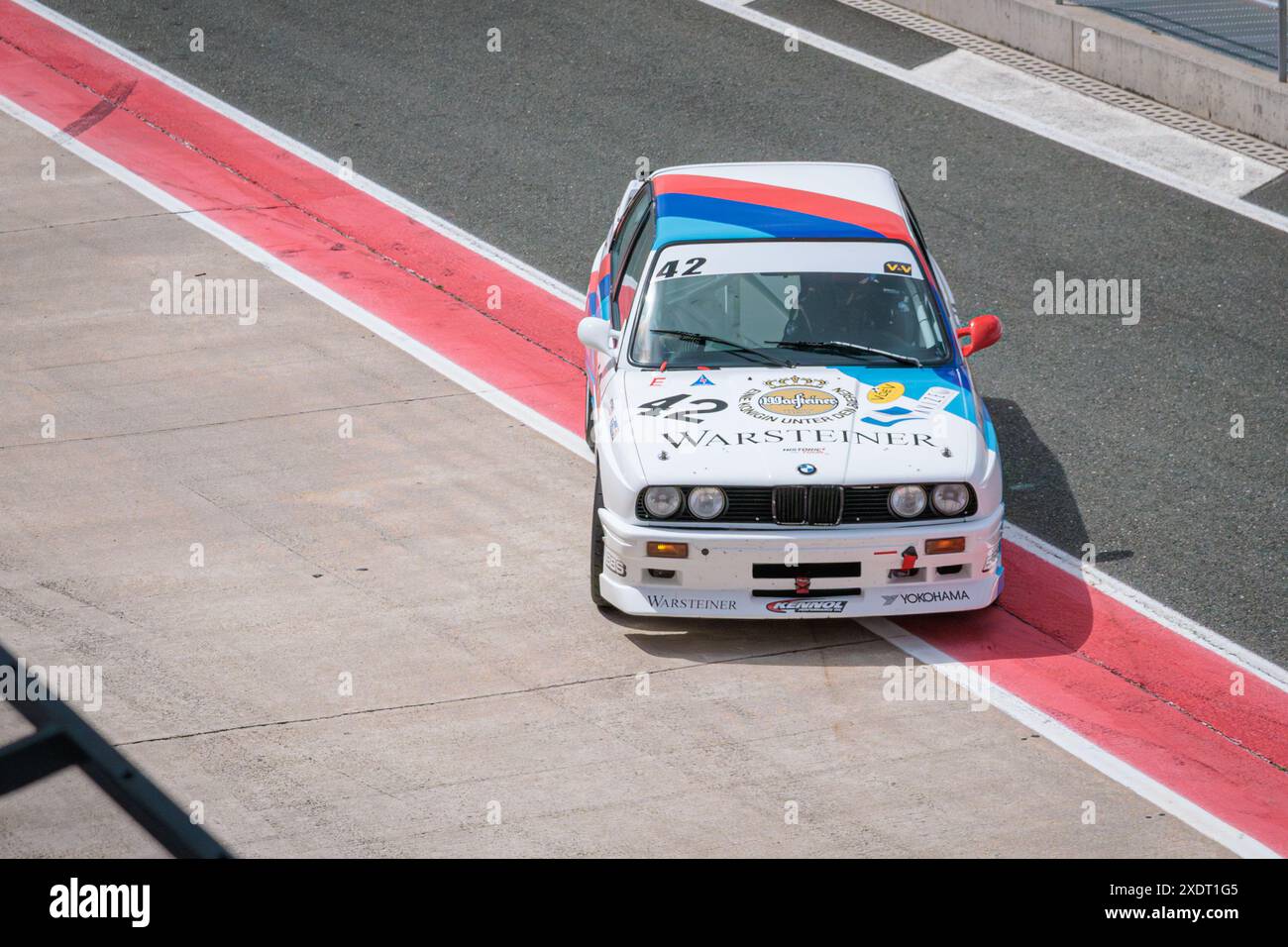 Los Arcos, Spain-May 25, 2024: 1990 BMW M3 (E30), racing car ...