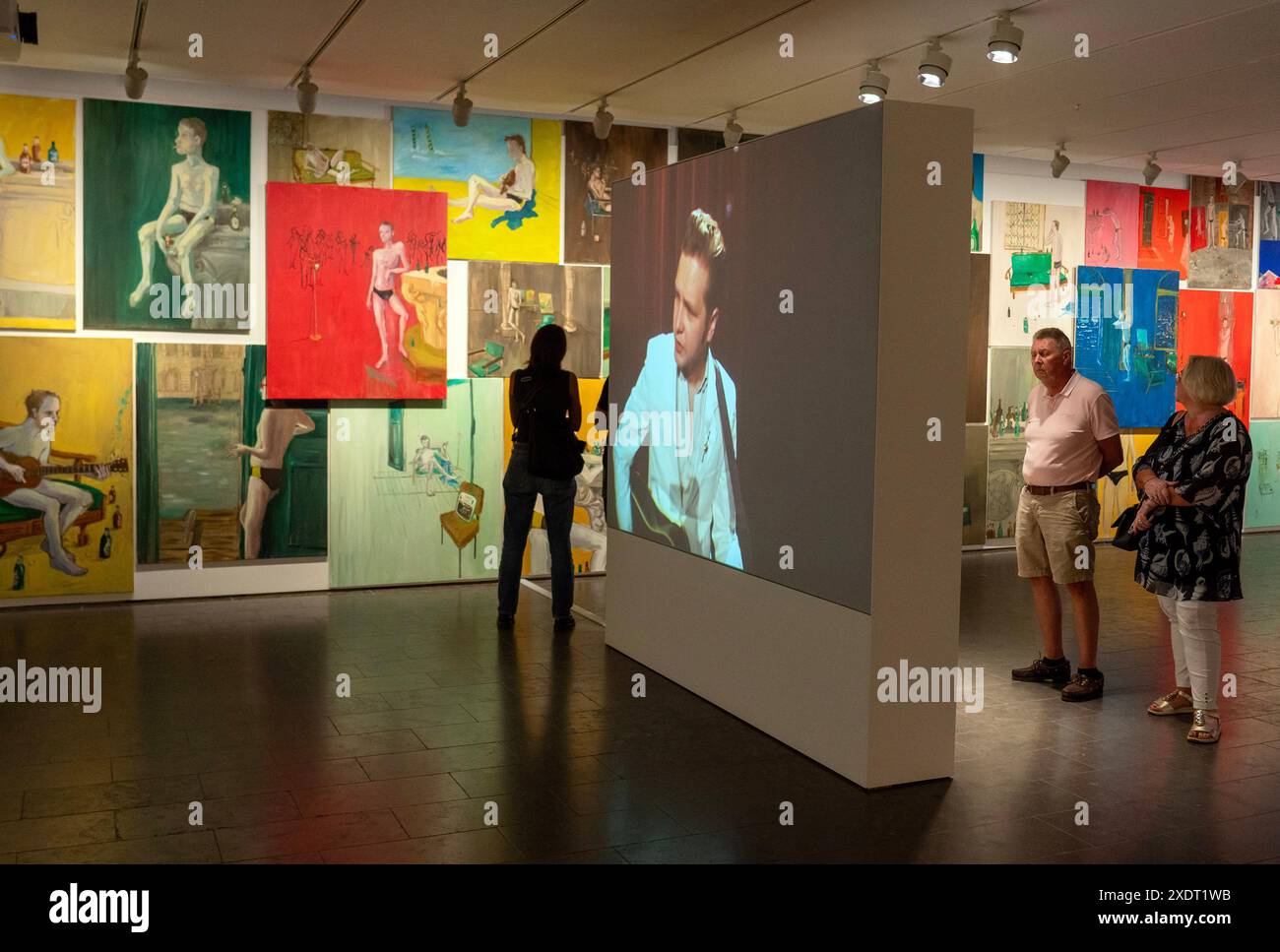 Art installations at the Louisiana modern art museum,Denmark Stock ...