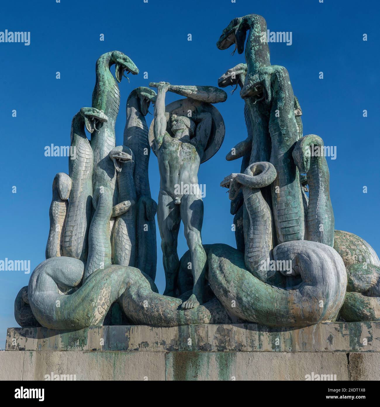 Heracles and Hydra sculpture by Rudolf Tegner at Helsingör,Denmark ...