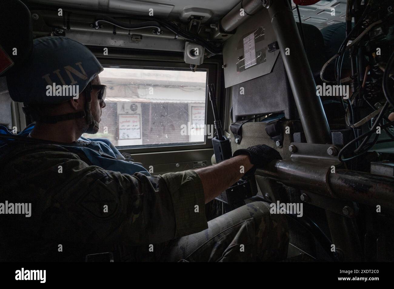 Unifil lebanese patrol hi-res stock photography and images - Alamy