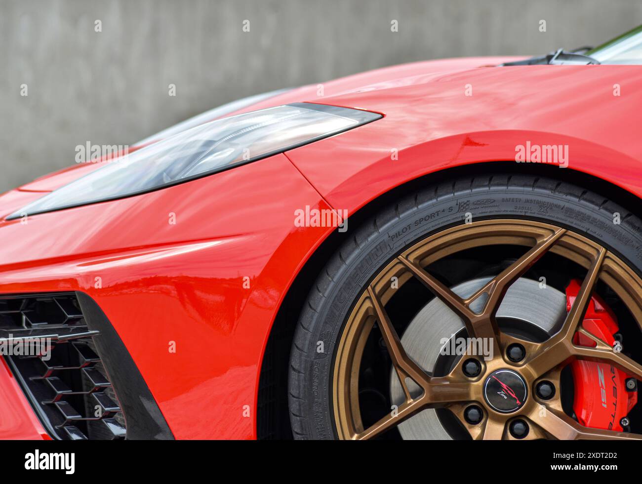 Chevrolet Corvette on display at the LeMay America's Car Museum Stock ...