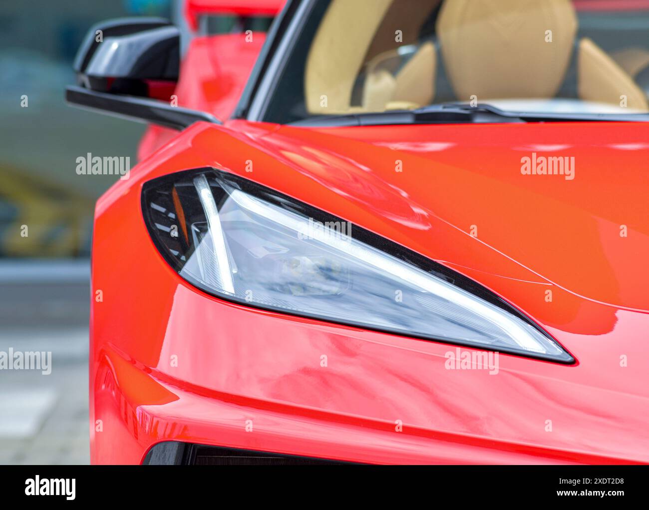 Chevrolet Corvette on display at the LeMay America's Car Museum Stock ...