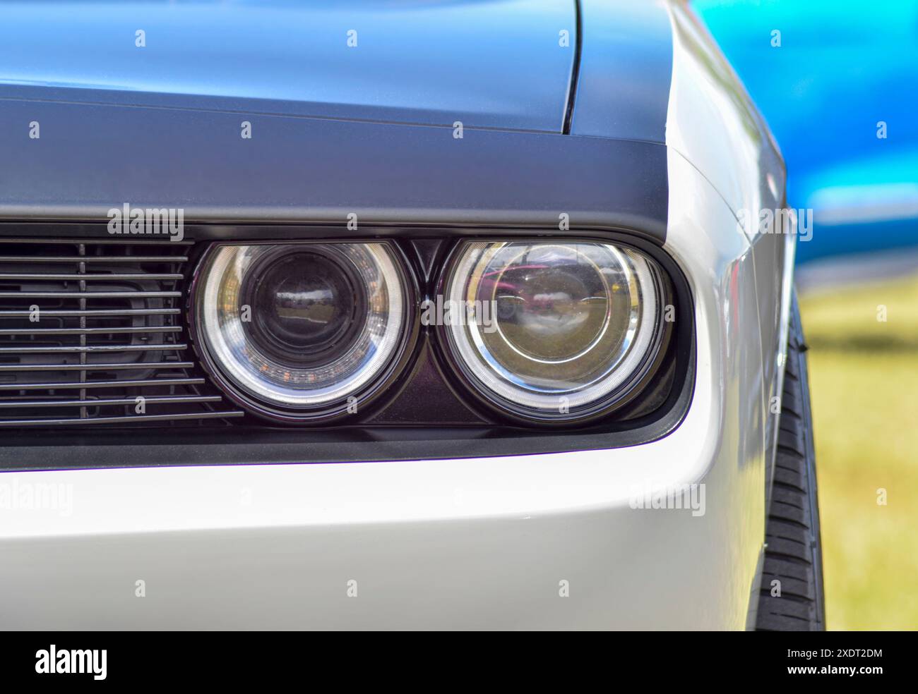 Dodge Challenger on display at the LeMay America's Car Museum Stock ...