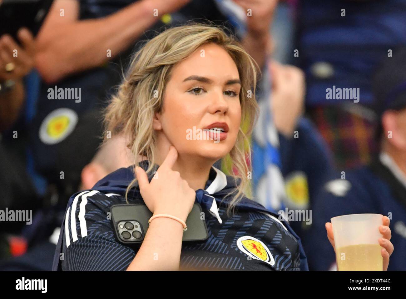 Stuttgart, Germany, 23rd Jun, 2024. A Scotland fan at the match between ...