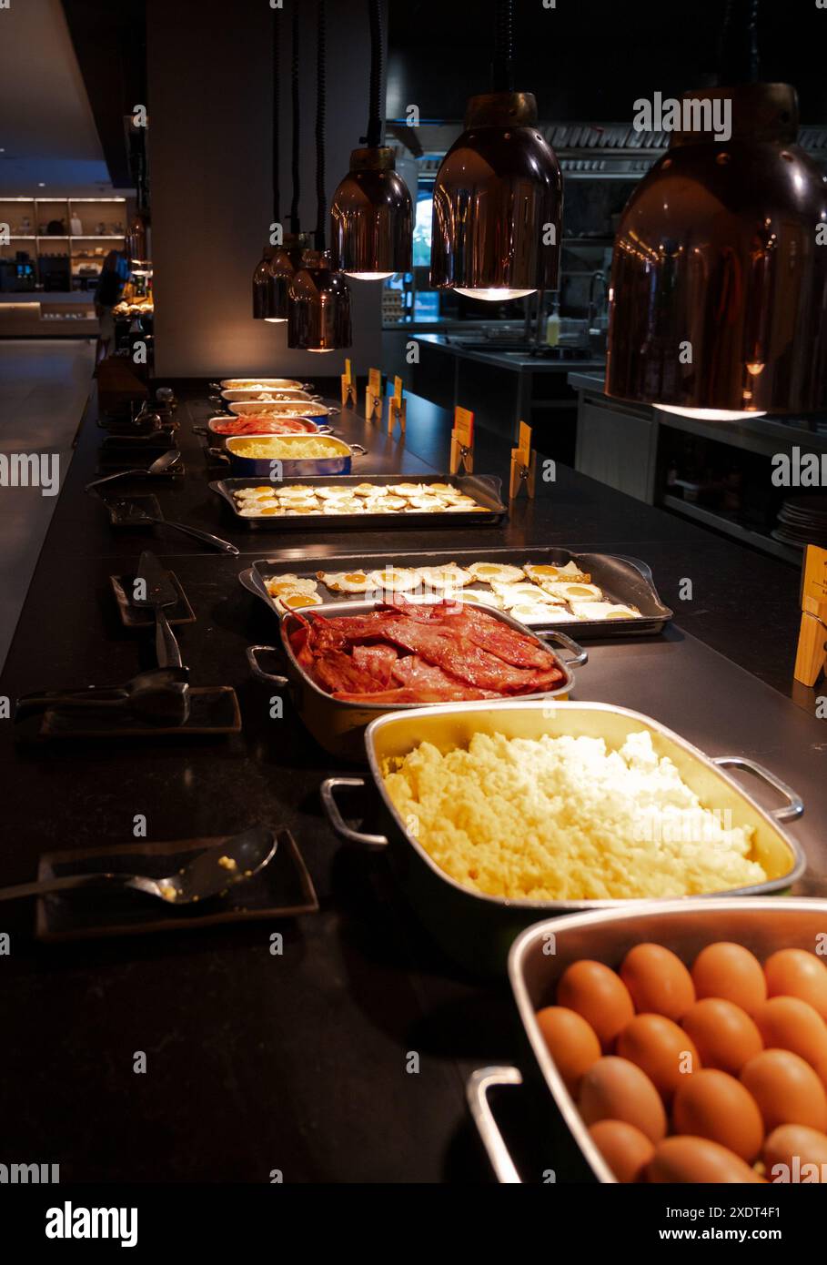 Buffet breakfast food including eggs hi-res stock photography and ...