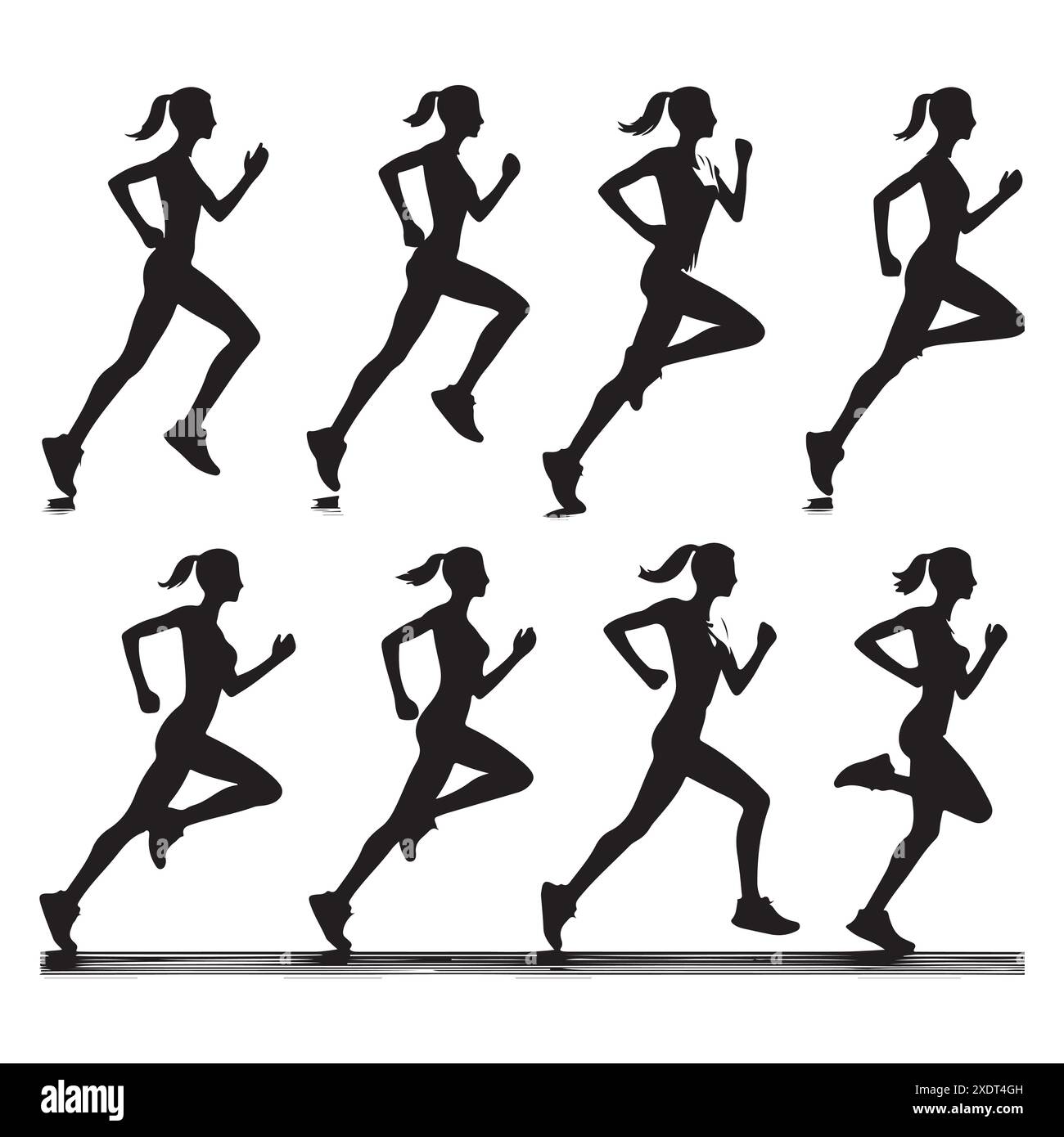 Olympic marathon run Stock Vector Images - Alamy