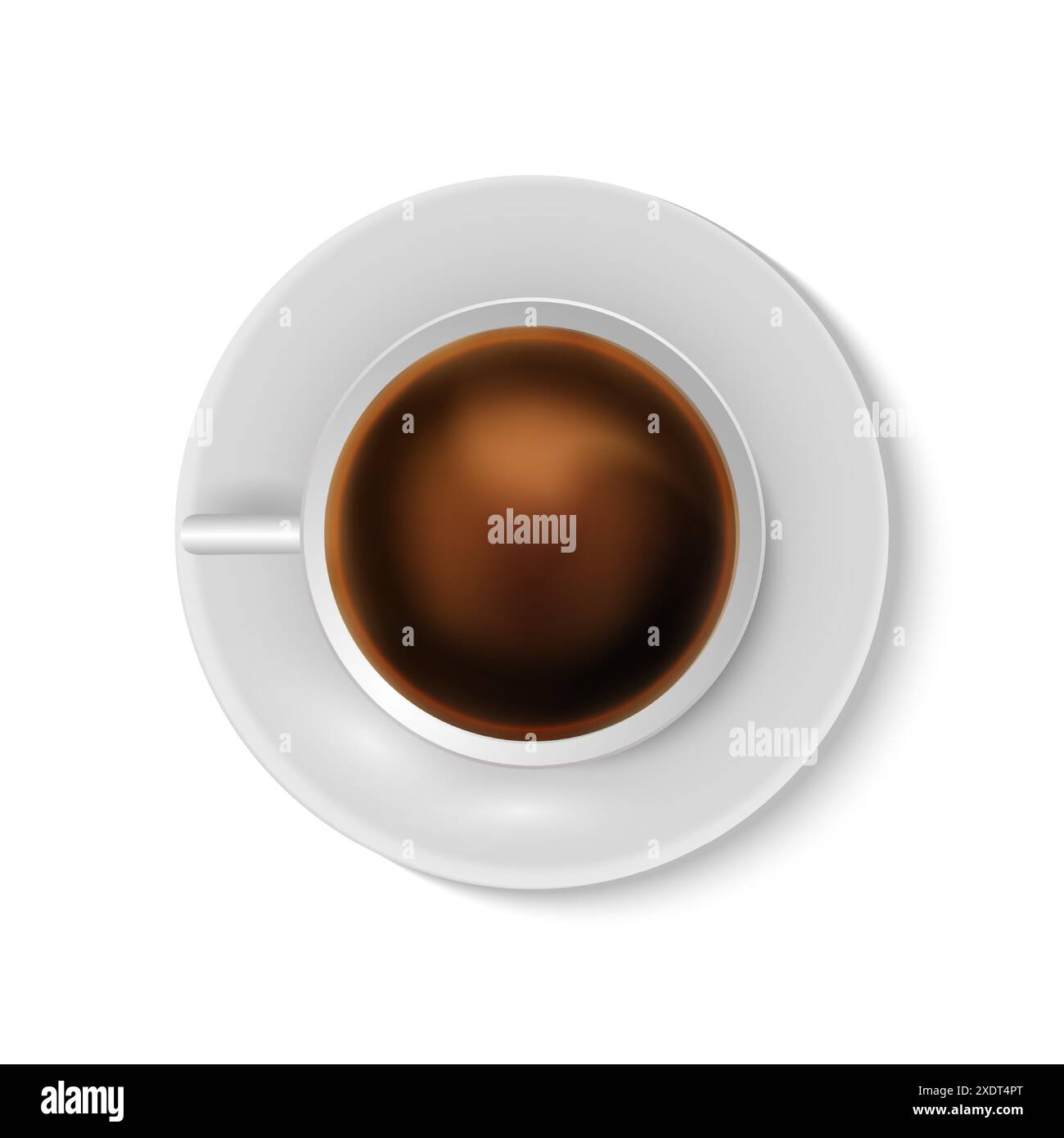 Top view dark ceramic Stock Vector Images - Alamy