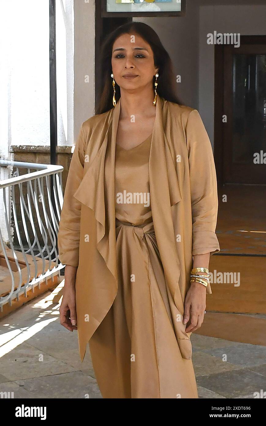 Mumbai, India. 24th June, 2024. Bollywood actress Tabu poses for a ...