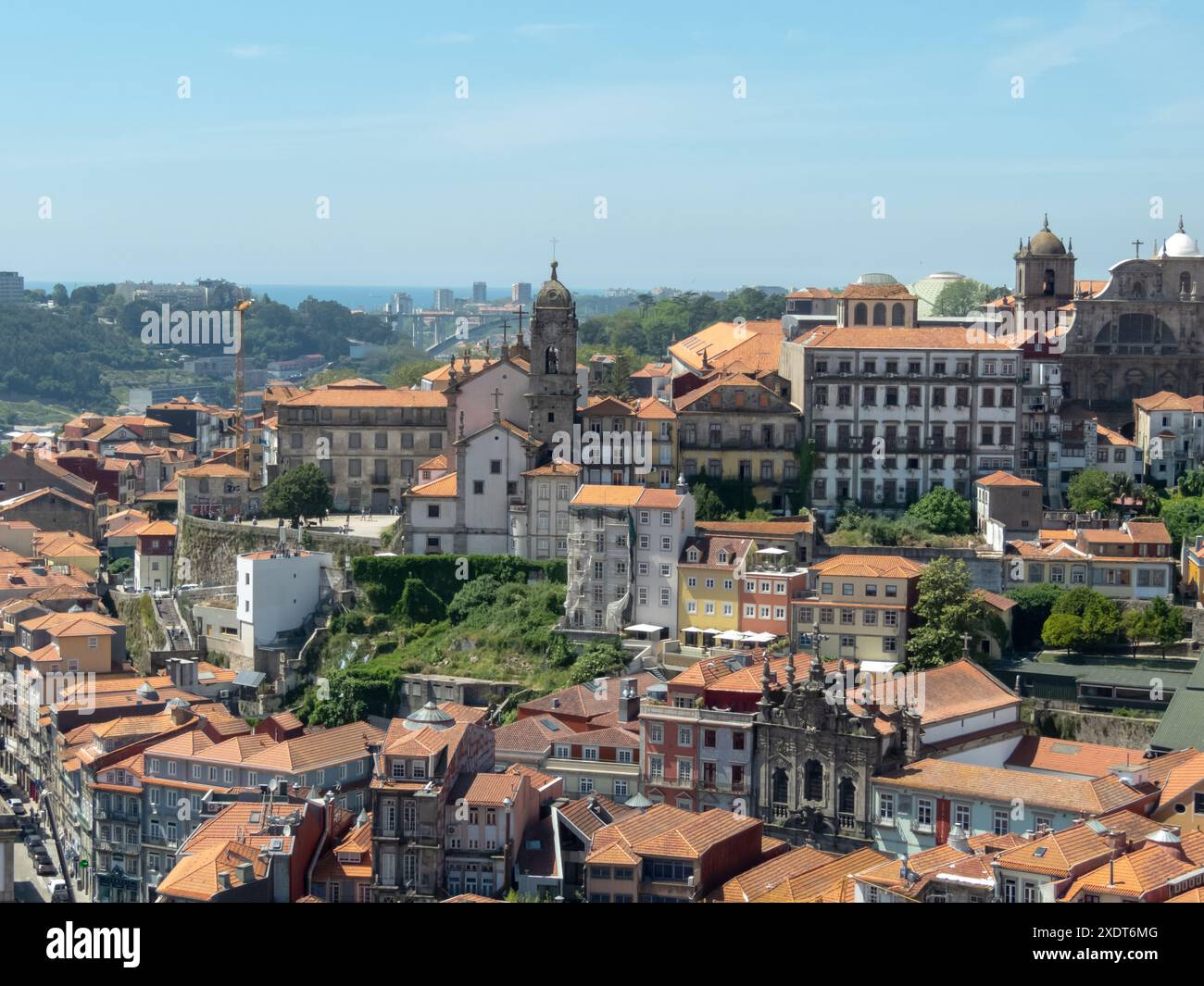 PORTO, PORTUGAL - APRIL 24, 2024: View of Porto city center from the ...