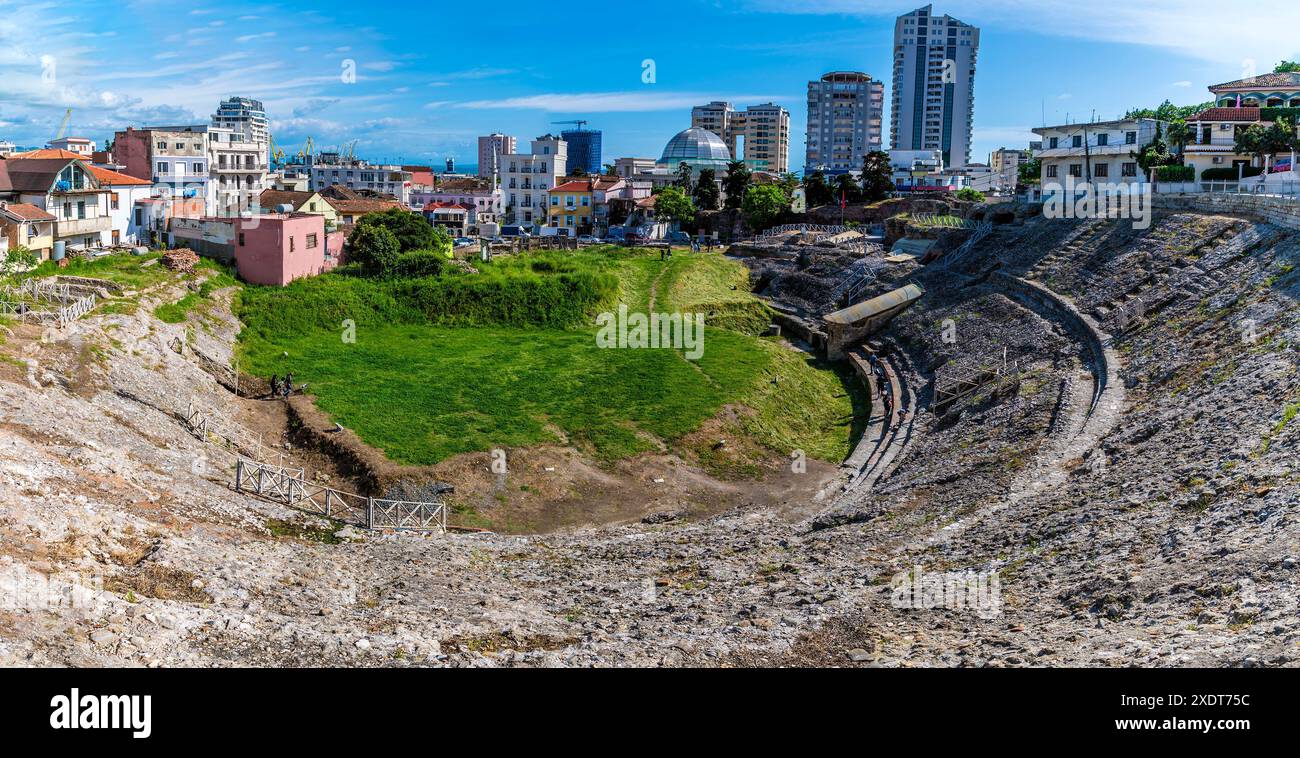 Durres roman amphitheatre hi-res stock photography and images - Alamy