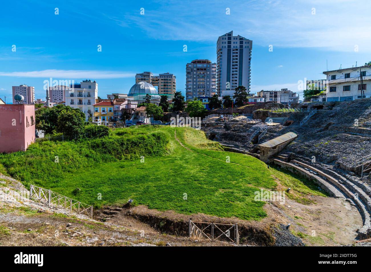 Durres roman amphitheatre durres roman amphitheater hi-res stock ...