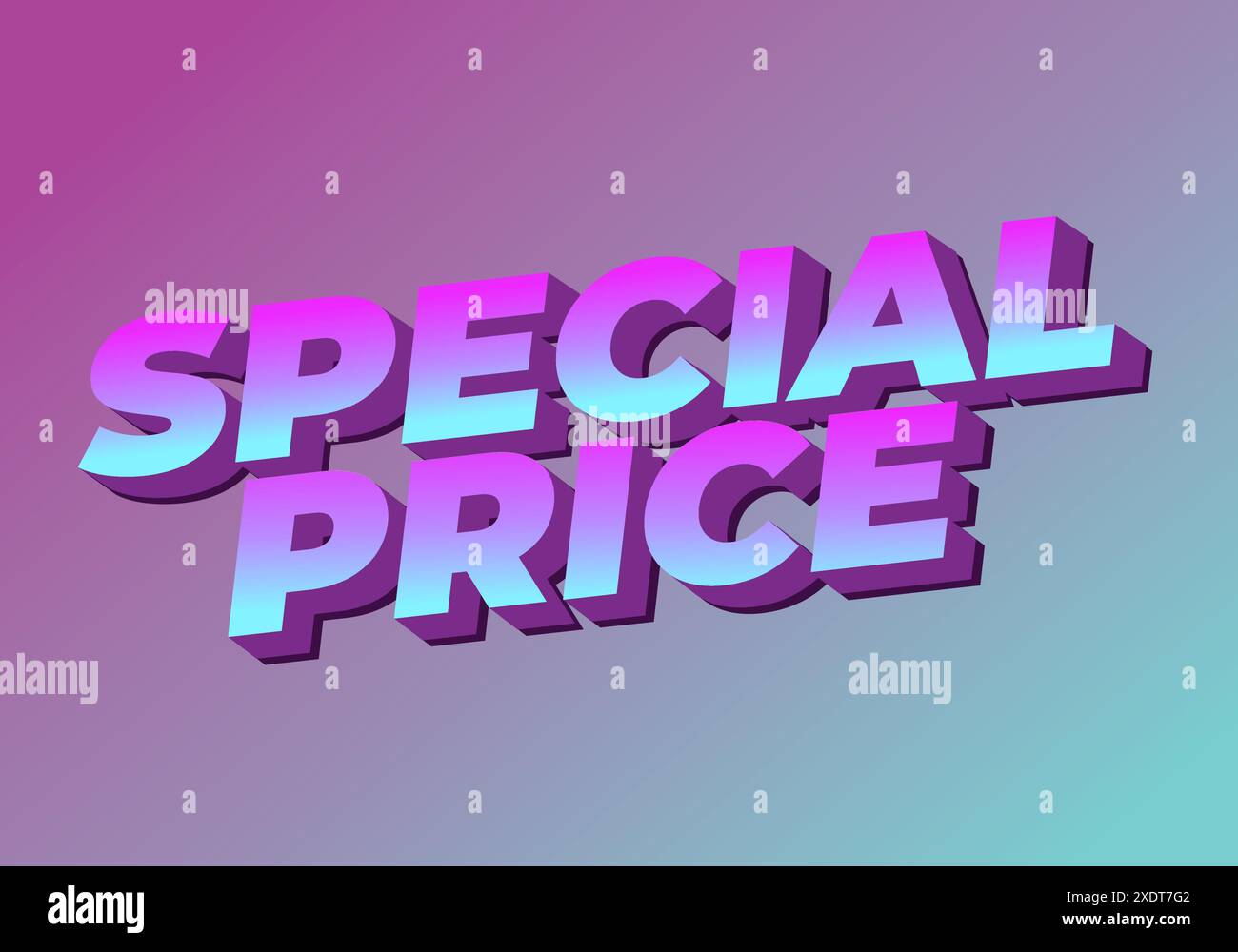 Special price text effect Stock Vector Images - Alamy