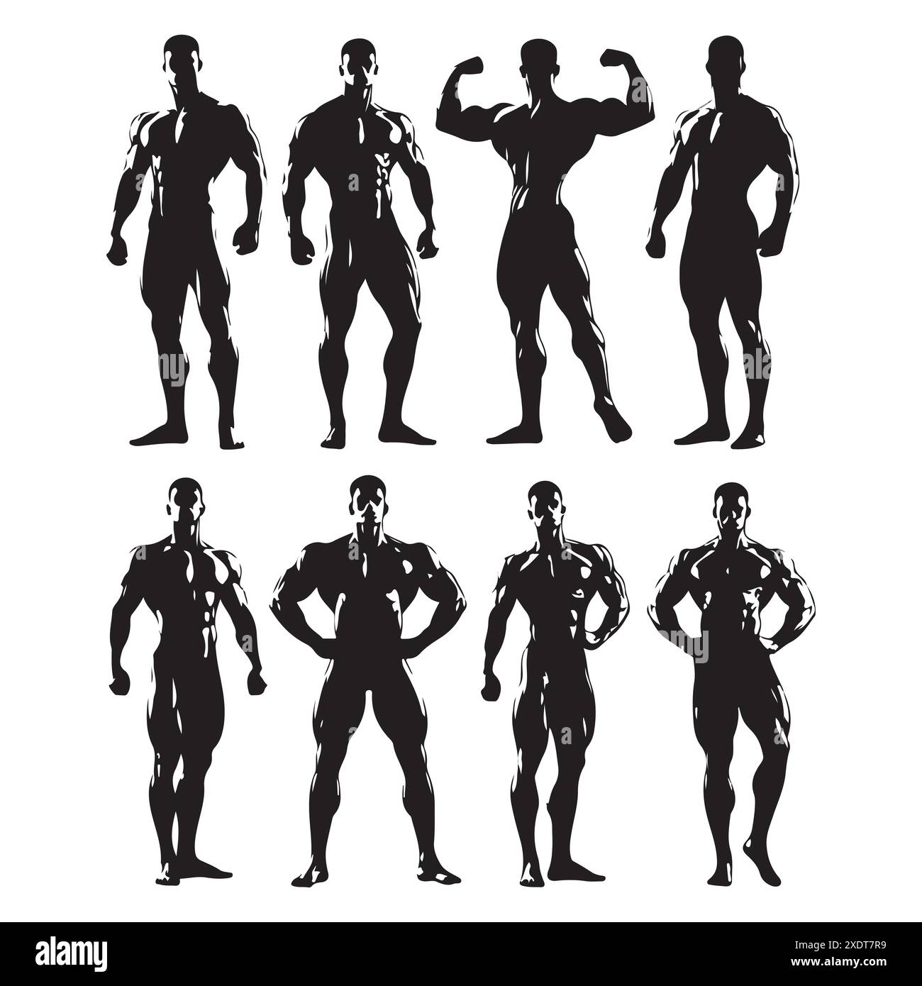 Female body builder pose hi-res stock photography and images - Alamy