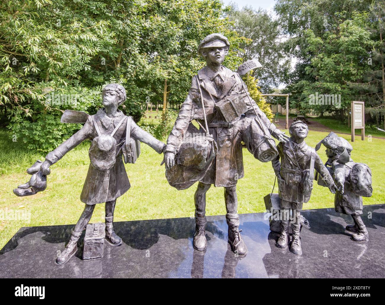 Remembering evacuation of millions of british children hi-res stock ...