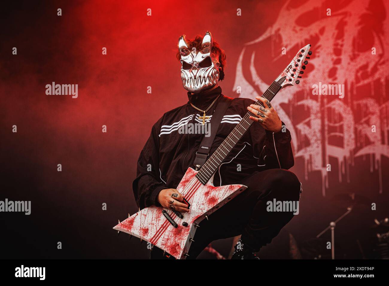 Copenhagen, Denmark. 21st, June 2024. The Russian-British deathcore ...