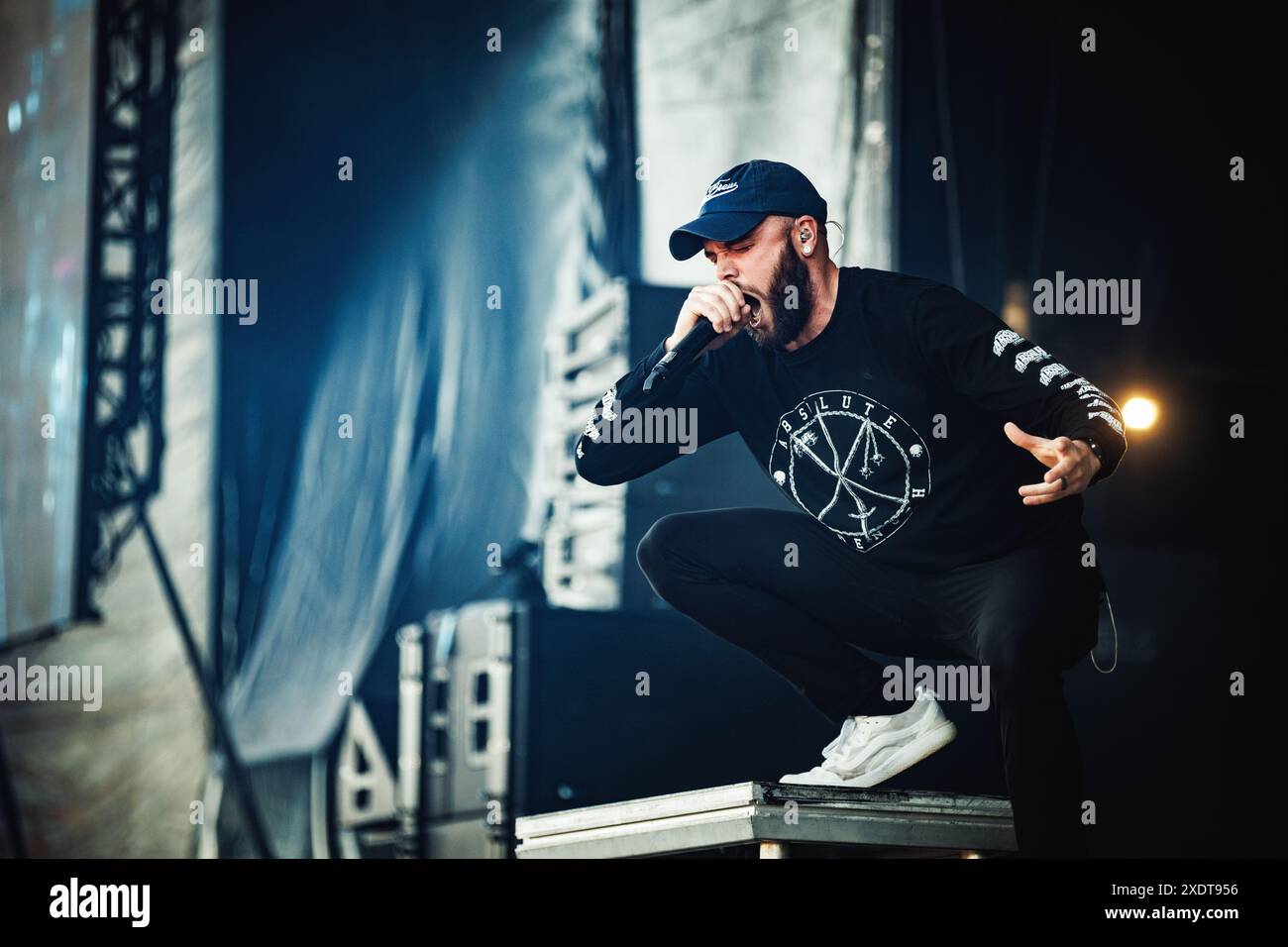 Copenhagen, Denmark. 20th, June 2024. The Australian deathcore band Thy ...