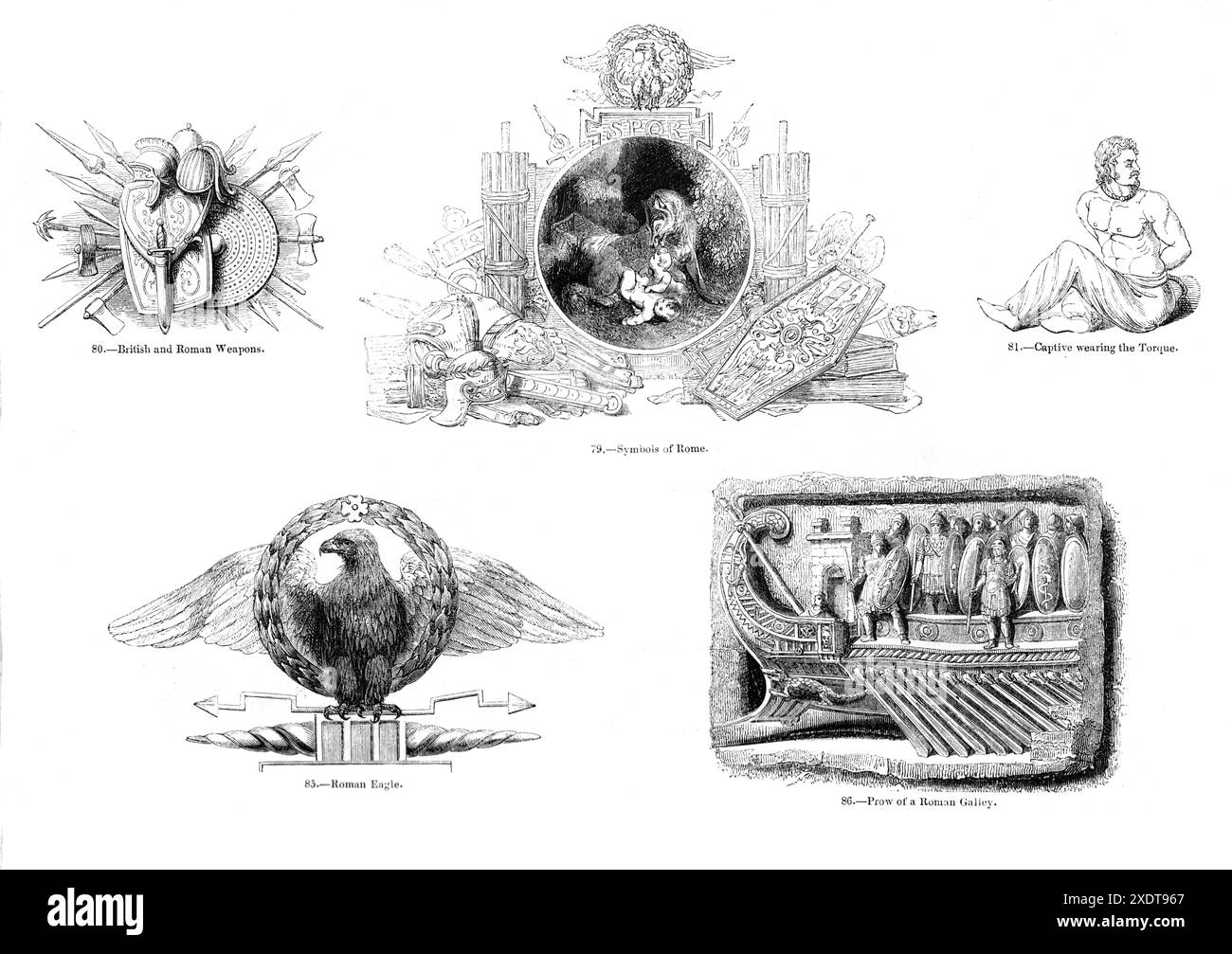 Symbols of Rome - Old England (1843), Charles Knight (1791-1873) p.25 ...