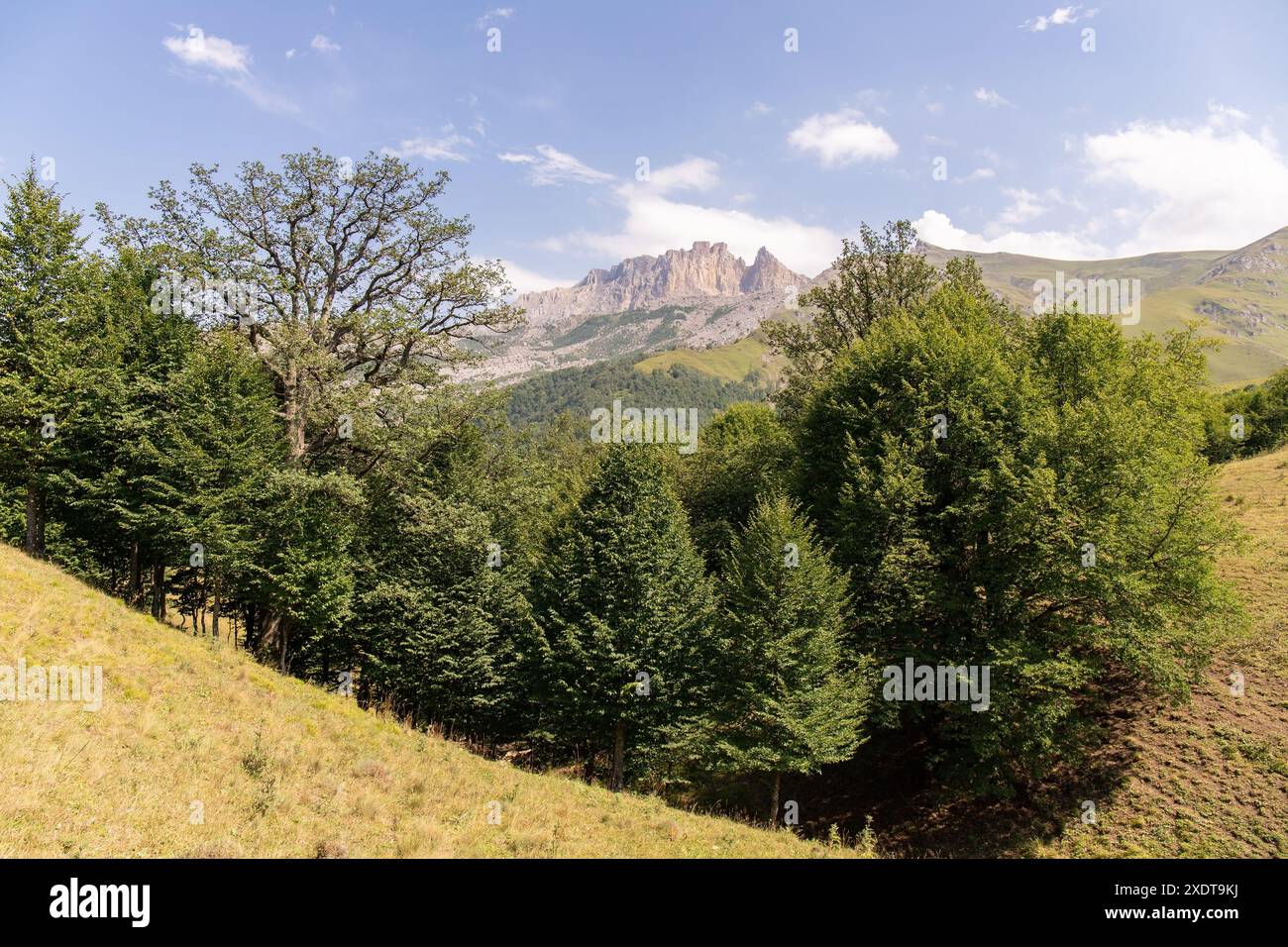 A beautiful big mountain with lakes in Ganja. Kyapaz. 3066 meters above ...