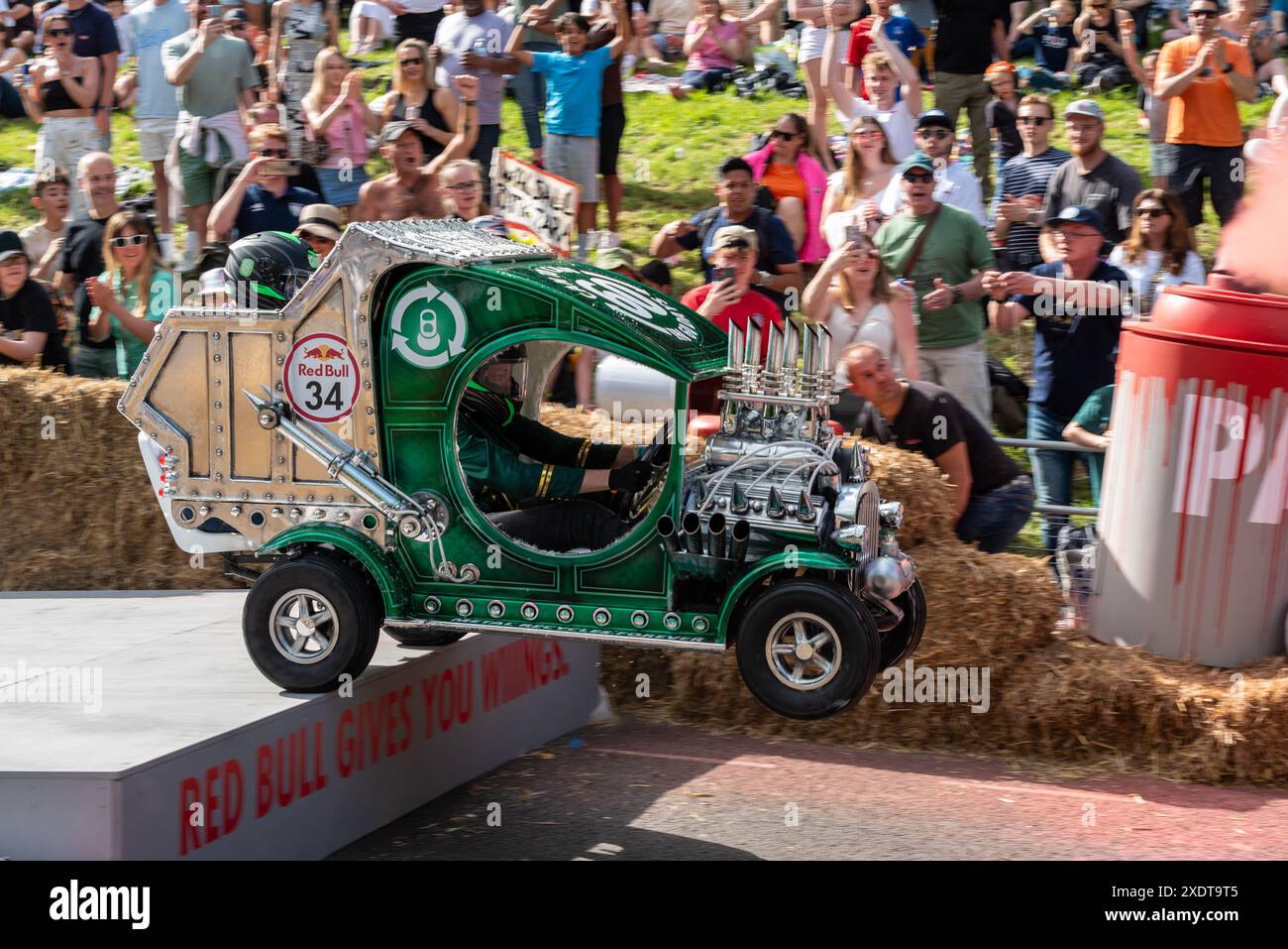 Every Can Counts gravity racer cart at the Red Bull Soapbox Race London ...