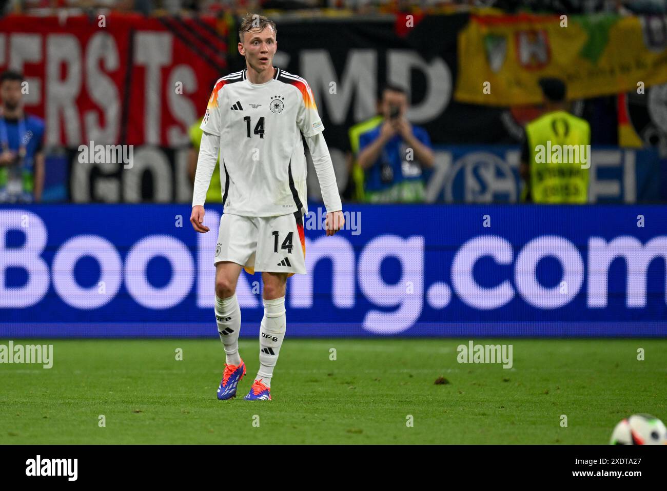 Maximilian Beier(14) of Germany pictured during a soccer game between ...