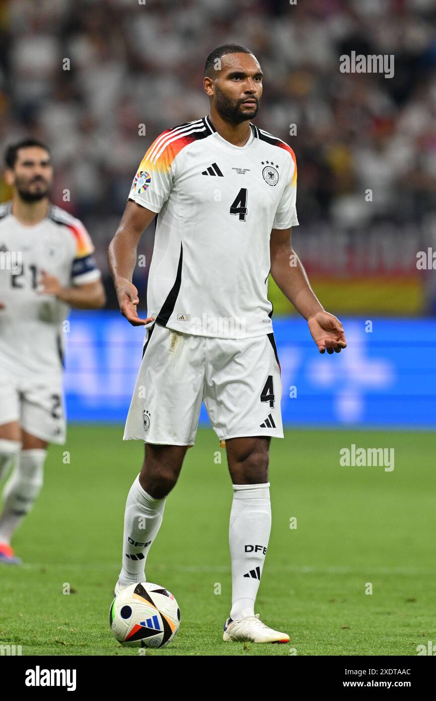 Jonathan Tah (4) of Germany pictured during a soccer game between the ...