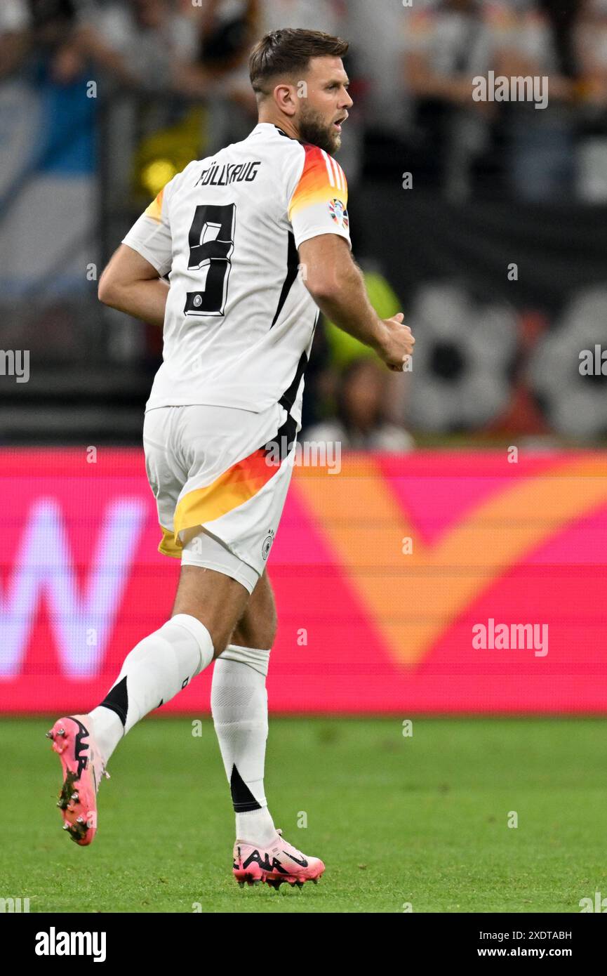 Niclas Fullkrug (9) of Germany pictured during a soccer game between ...
