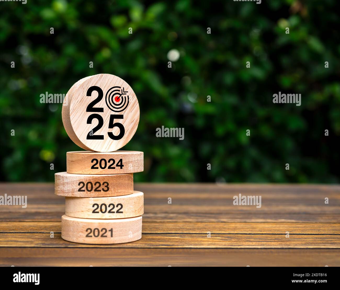 Happy new year 2025 eco and green environmental sustainability concepts ...