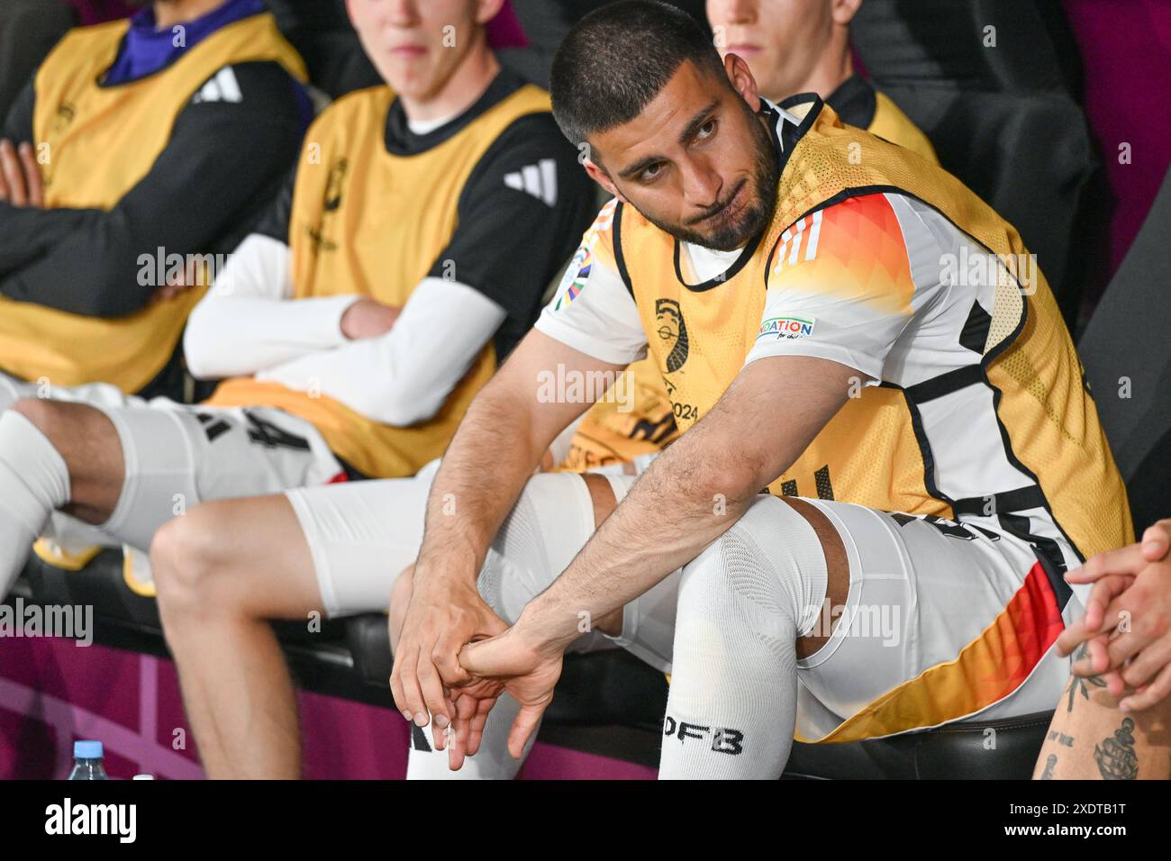Deniz Undav (26) of Germany pictured during a soccer game between the ...