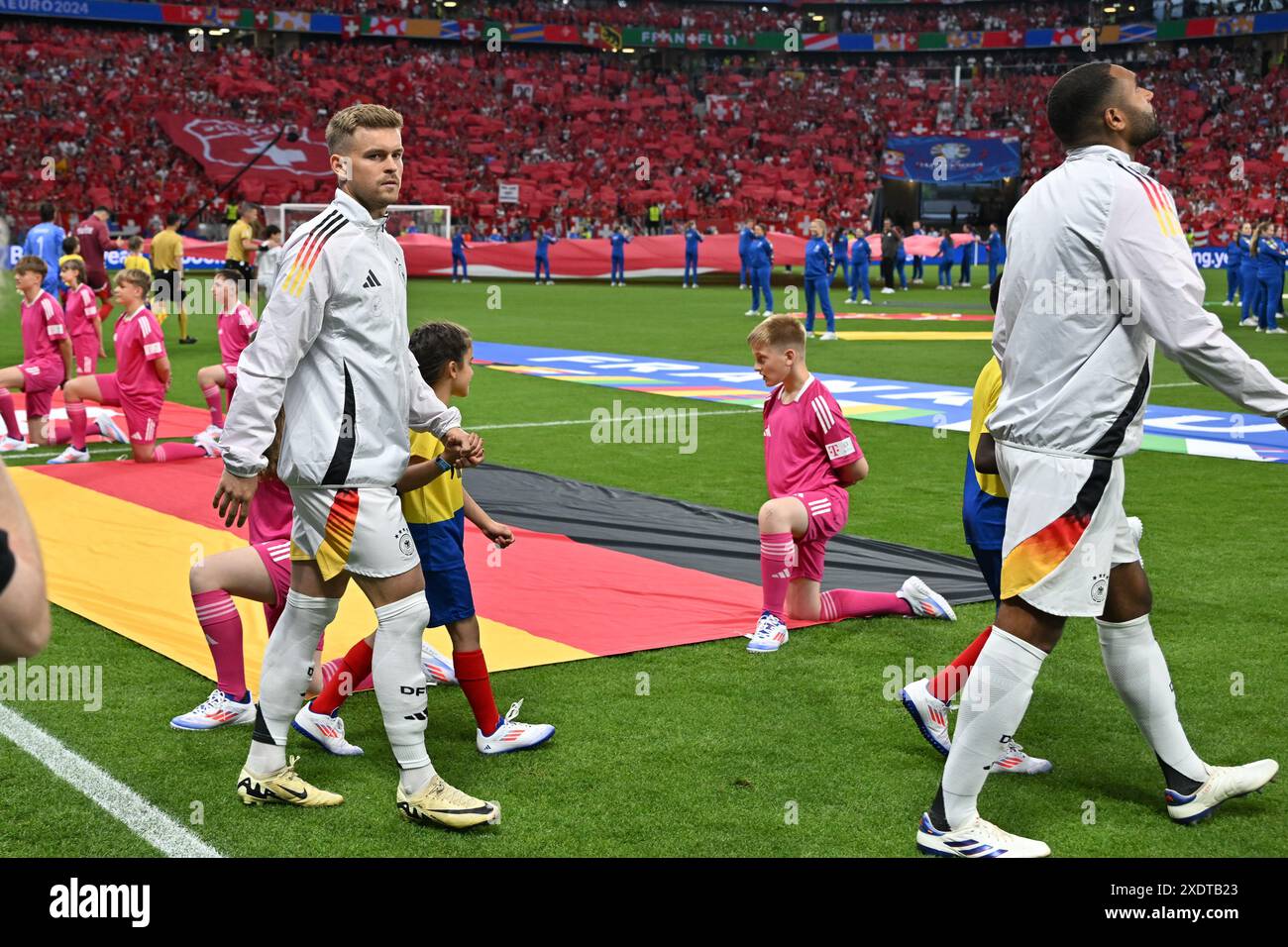 Maximilian Mittelstadt (18) of Germany pictured during a soccer game ...