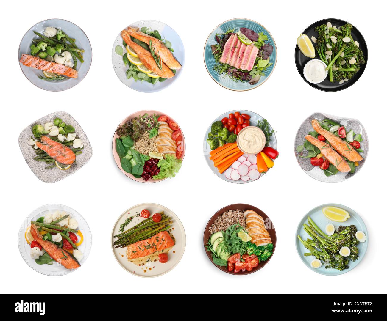 Various meals on plates hi-res stock photography and images - Alamy