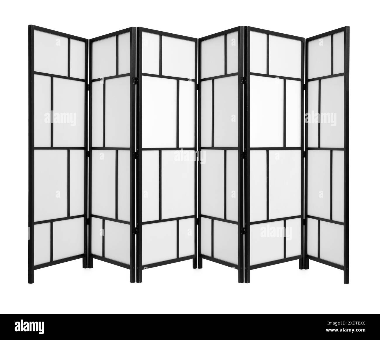 Wooden screen folding Black and White Stock Photos & Images - Alamy
