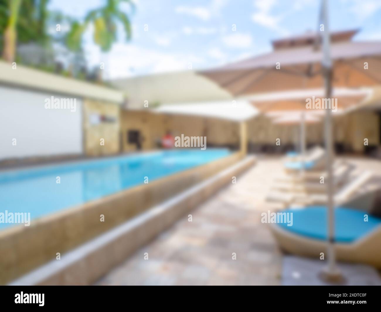 Blur accommodation swimming pool hi-res stock photography and images ...