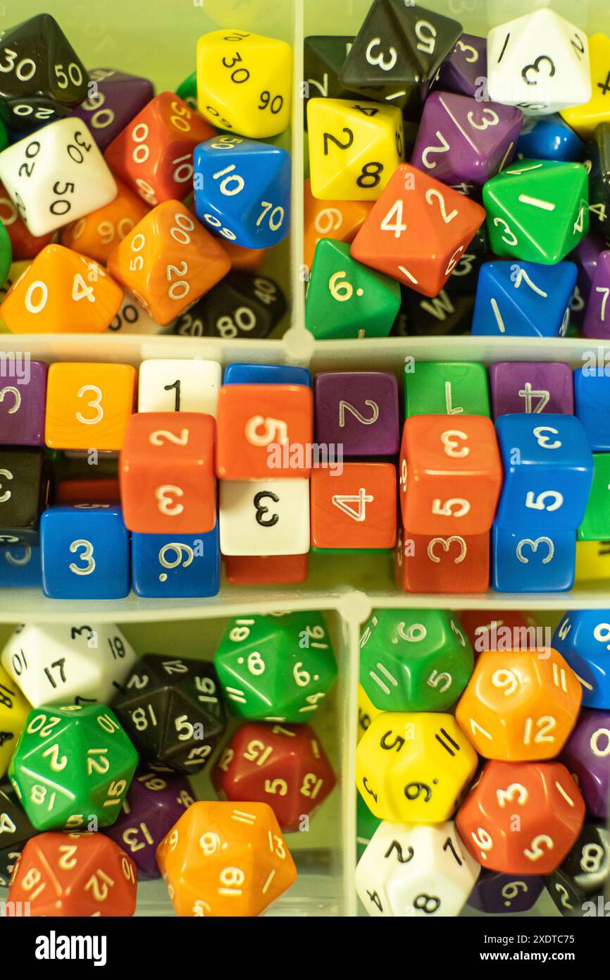 Dice shapes hi-res stock photography and images - Alamy