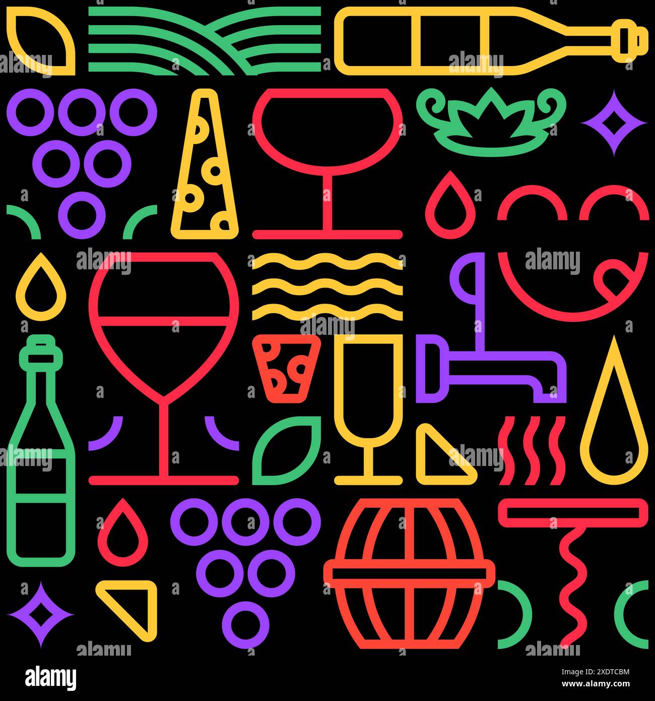 Drinking colours Stock Vector Images - Alamy