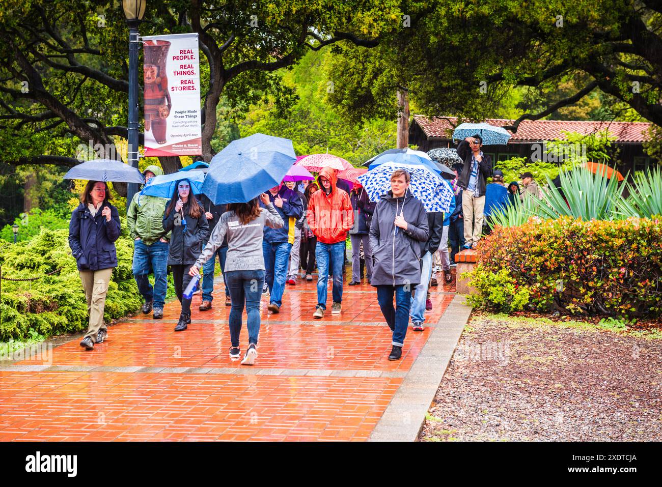 Uc berkeley students outside hi-res stock photography and images - Alamy