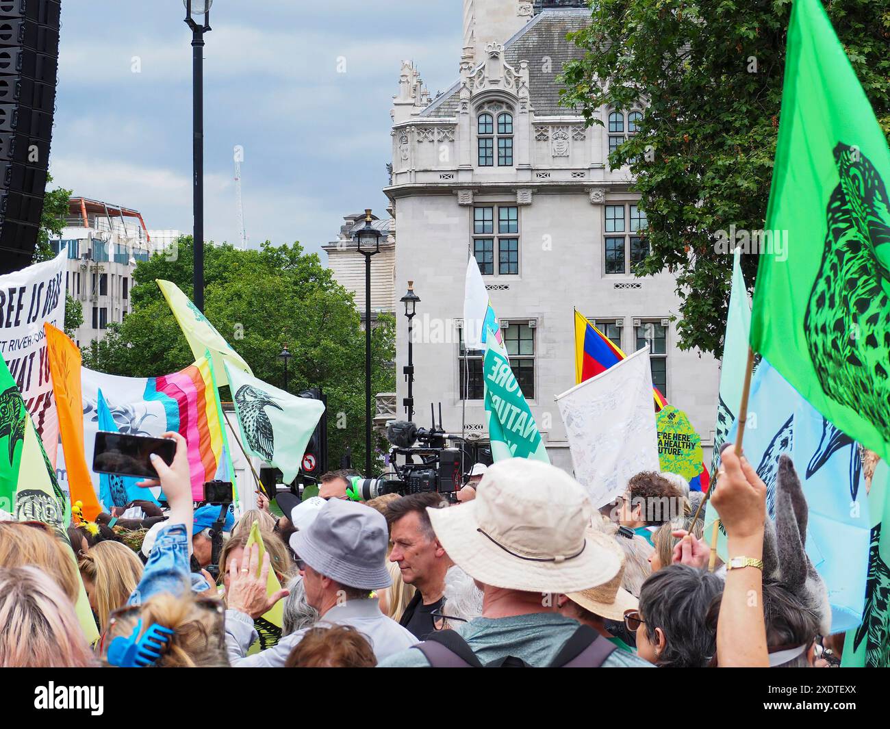 RESTORE NATURE NOW PROTEST LONDON 22 JUNE 2024 Stock Photo - Alamy