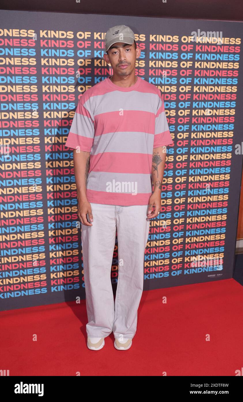 Jordan Stephens attending a screening of 'Kinds of Kindness', at the ...