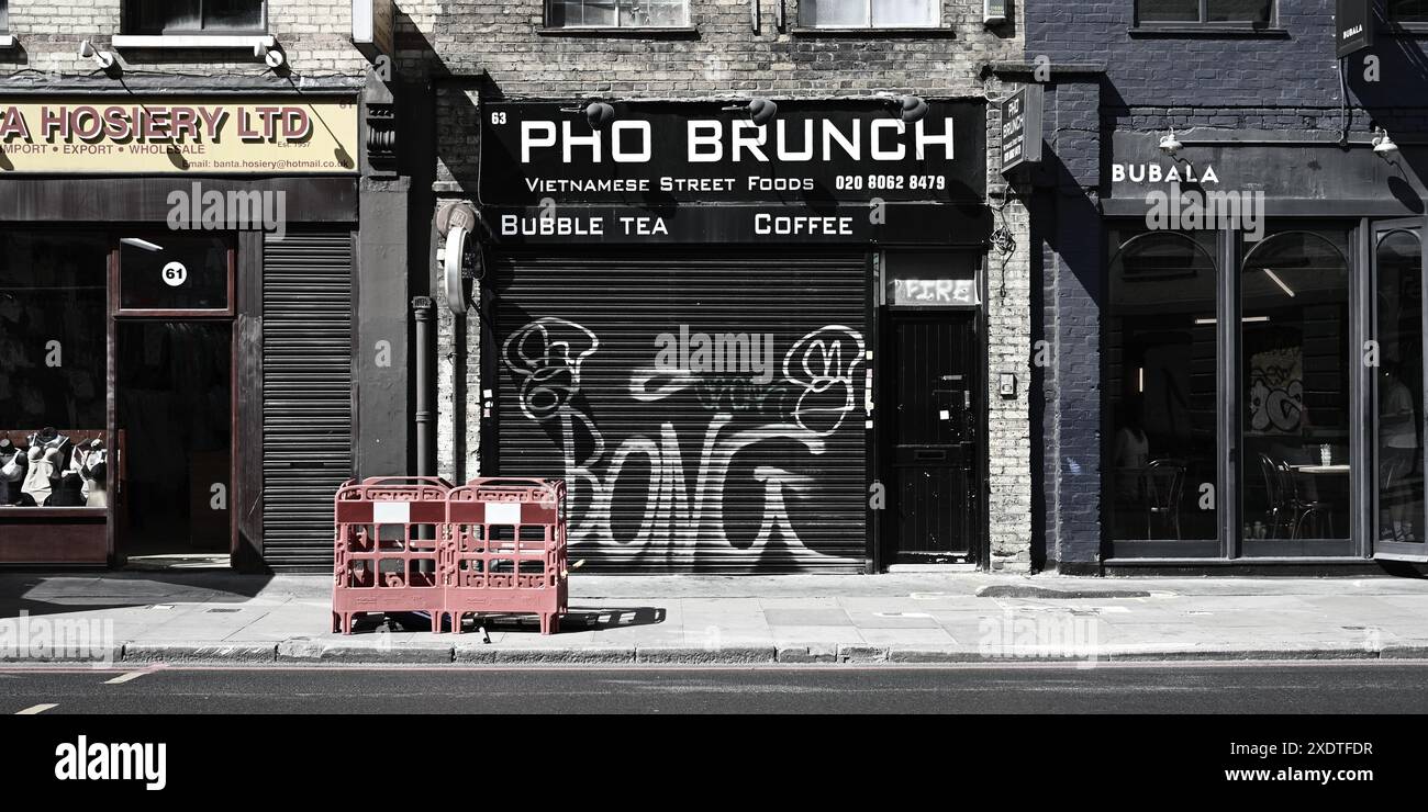 Brick Lane Area, London Stock Photo - Alamy