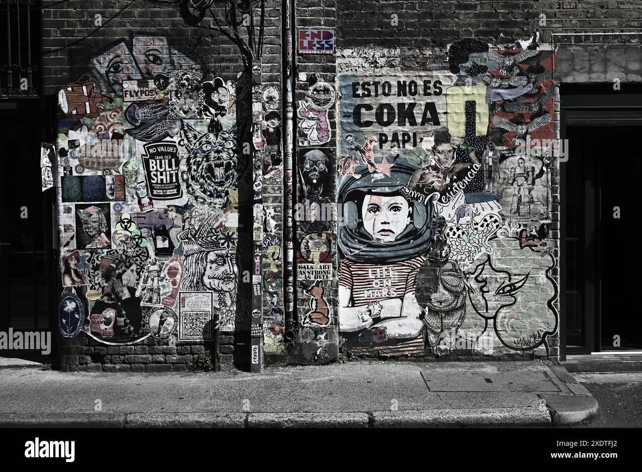 Brick Lane Area, London Stock Photo - Alamy