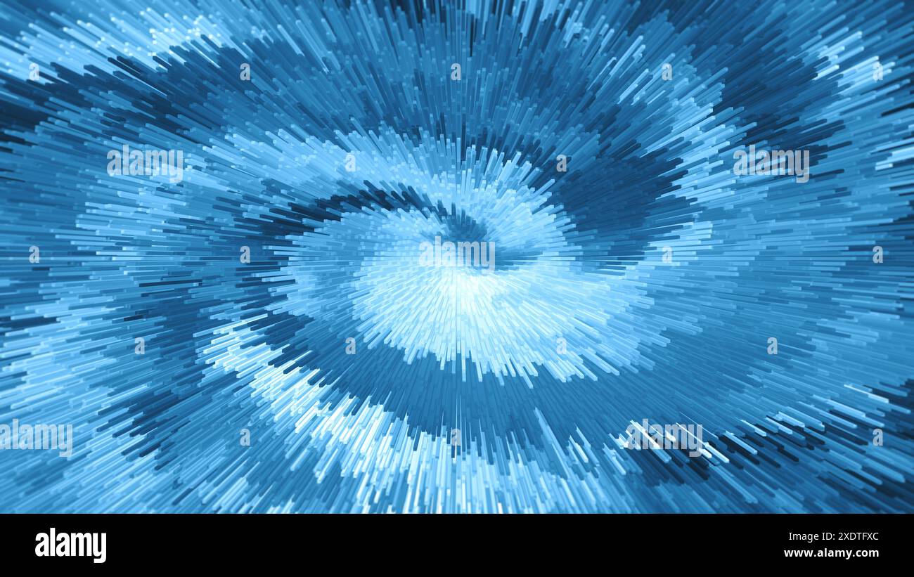 Abstract pattern with three-dimensional lines in different shades of ...