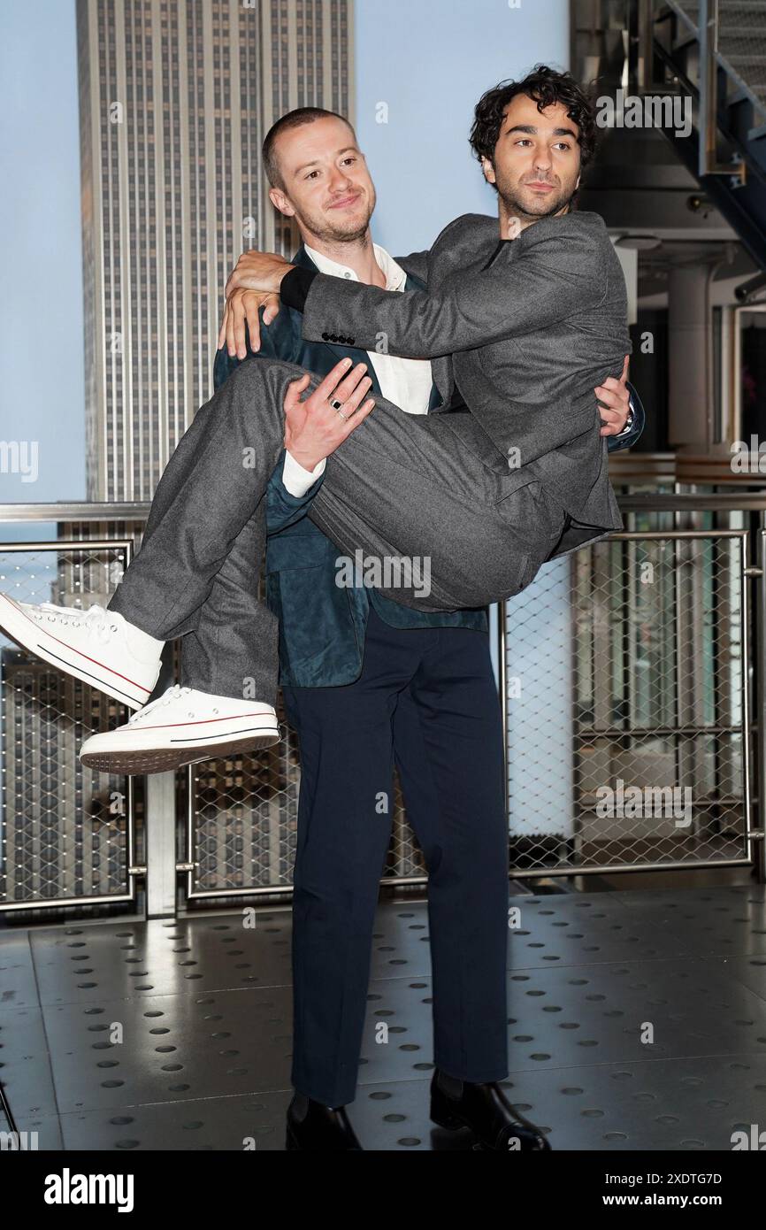 Joseph Quinn, Alex Wolff at a public appearance for A QUIET PLACE: DAY ...