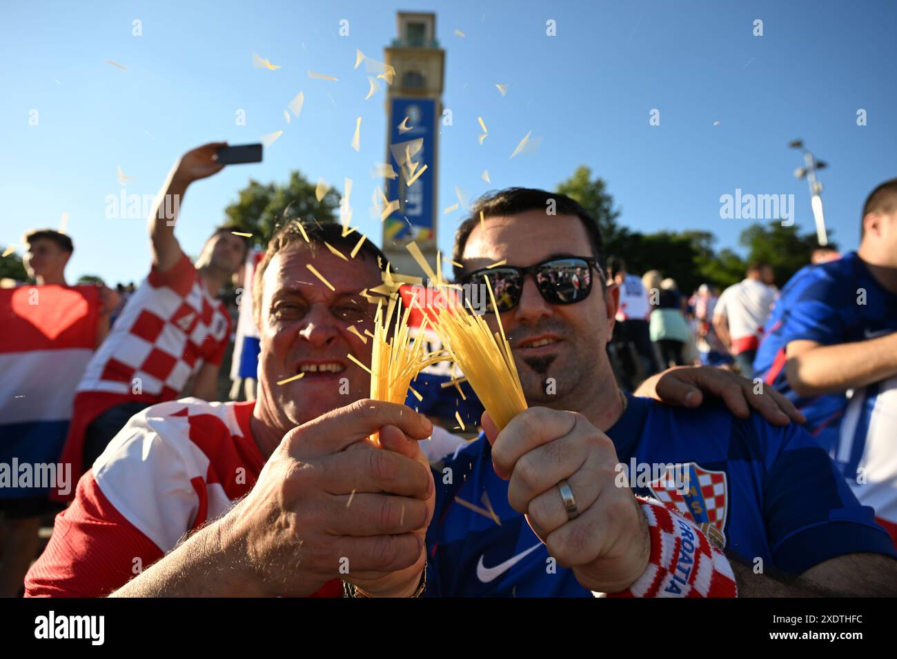 24 June 2024, Saxony, Leipzig: Caption: Football, UEFA Euro 2024 ...