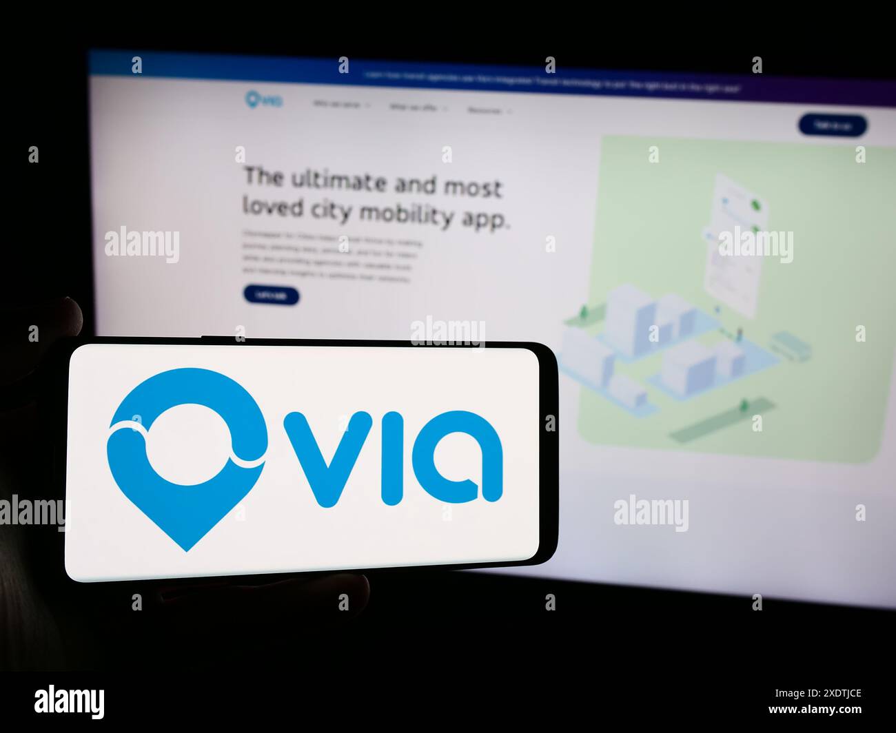 Via logo hi-res stock photography and images - Alamy