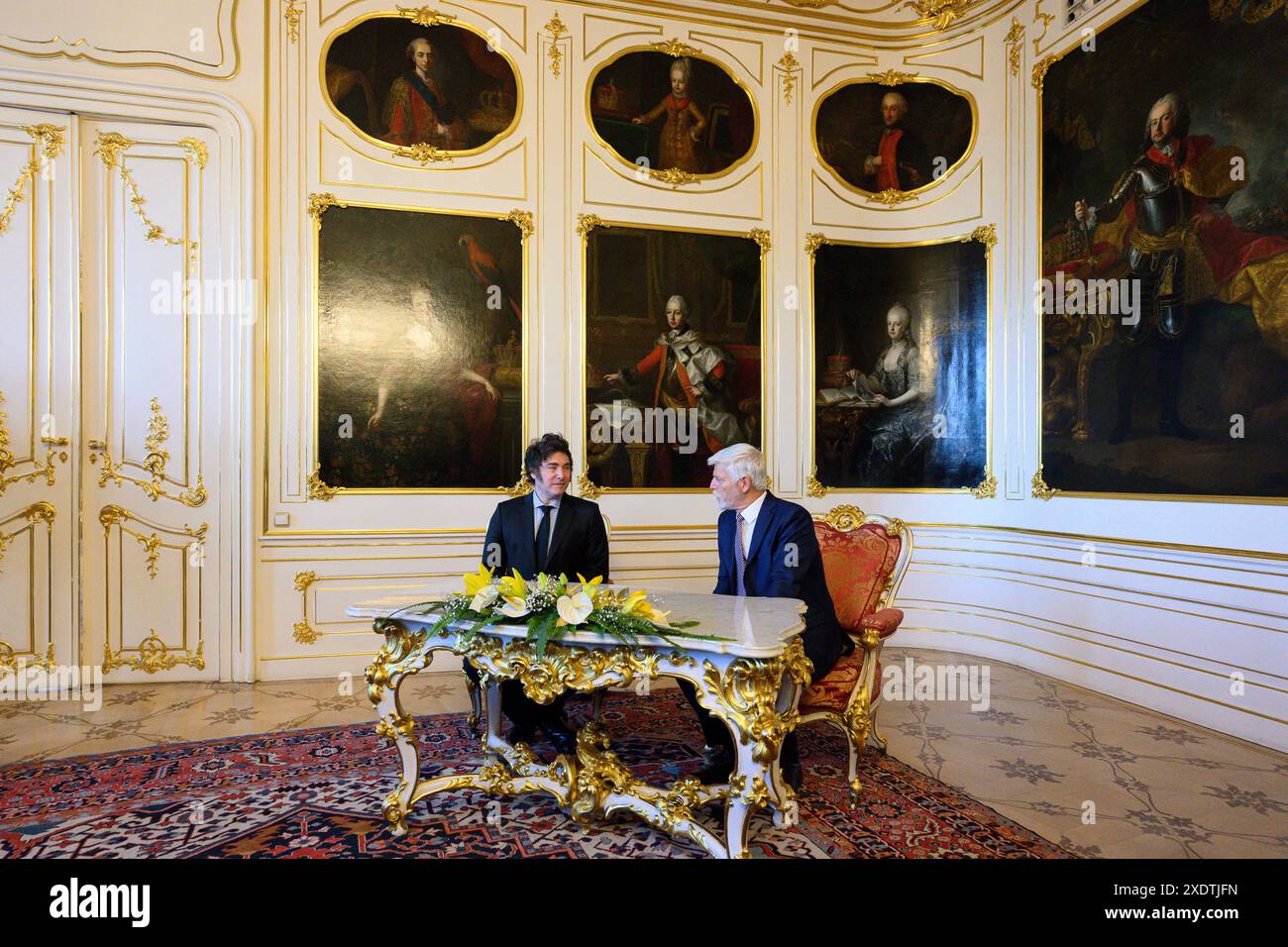 Praha, Czech Republic. 24th June, 2024. Czech President Petr Pavel ...