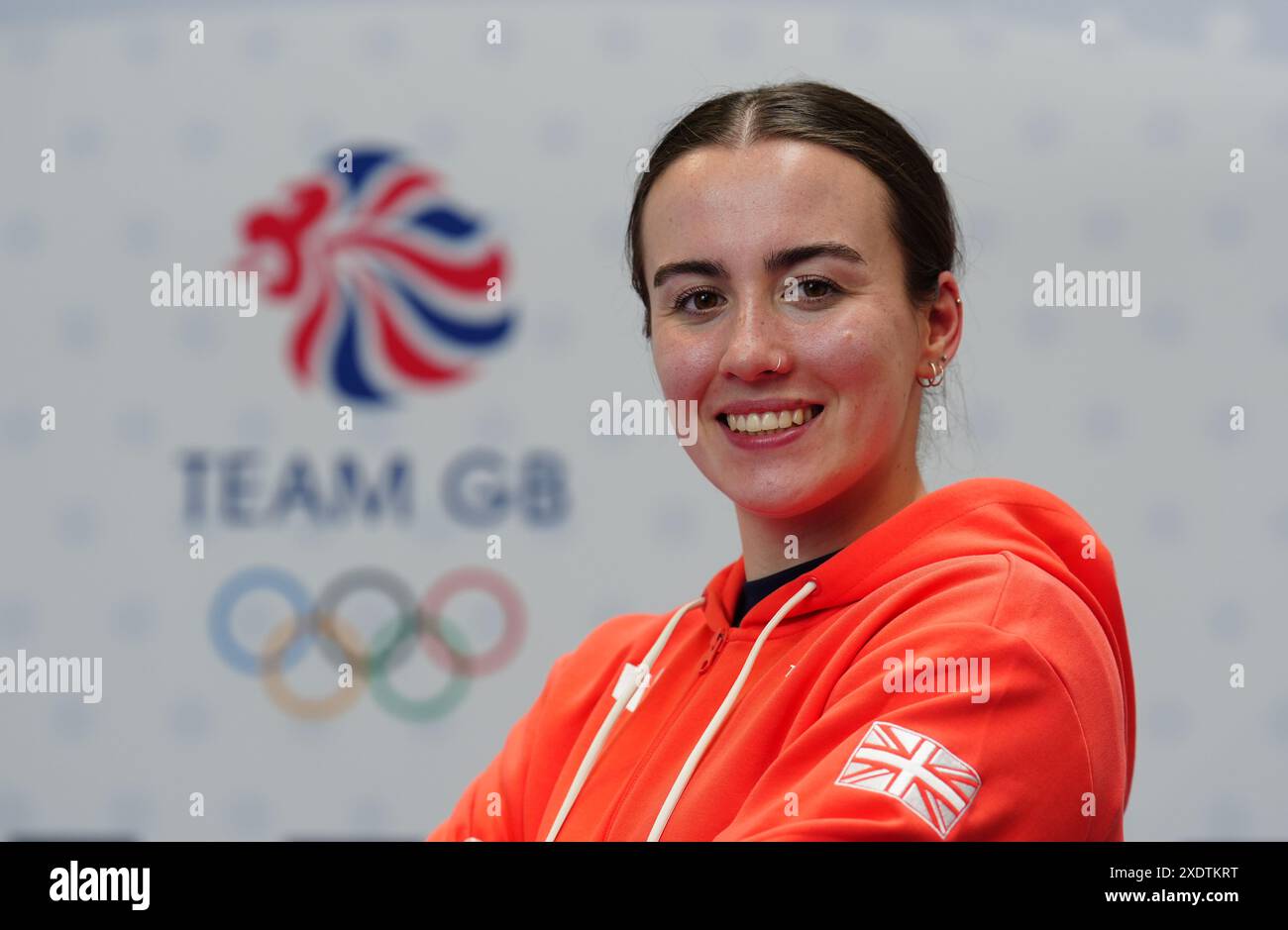 Lowri Thomas during a Team GB kitting out session for the Paris ...