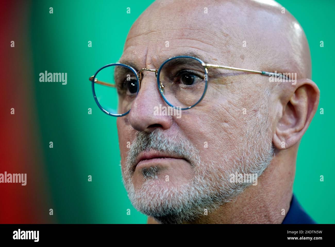 Spain manager Luis de la Fuente during the UEFA Euro 2024 Group B match ...