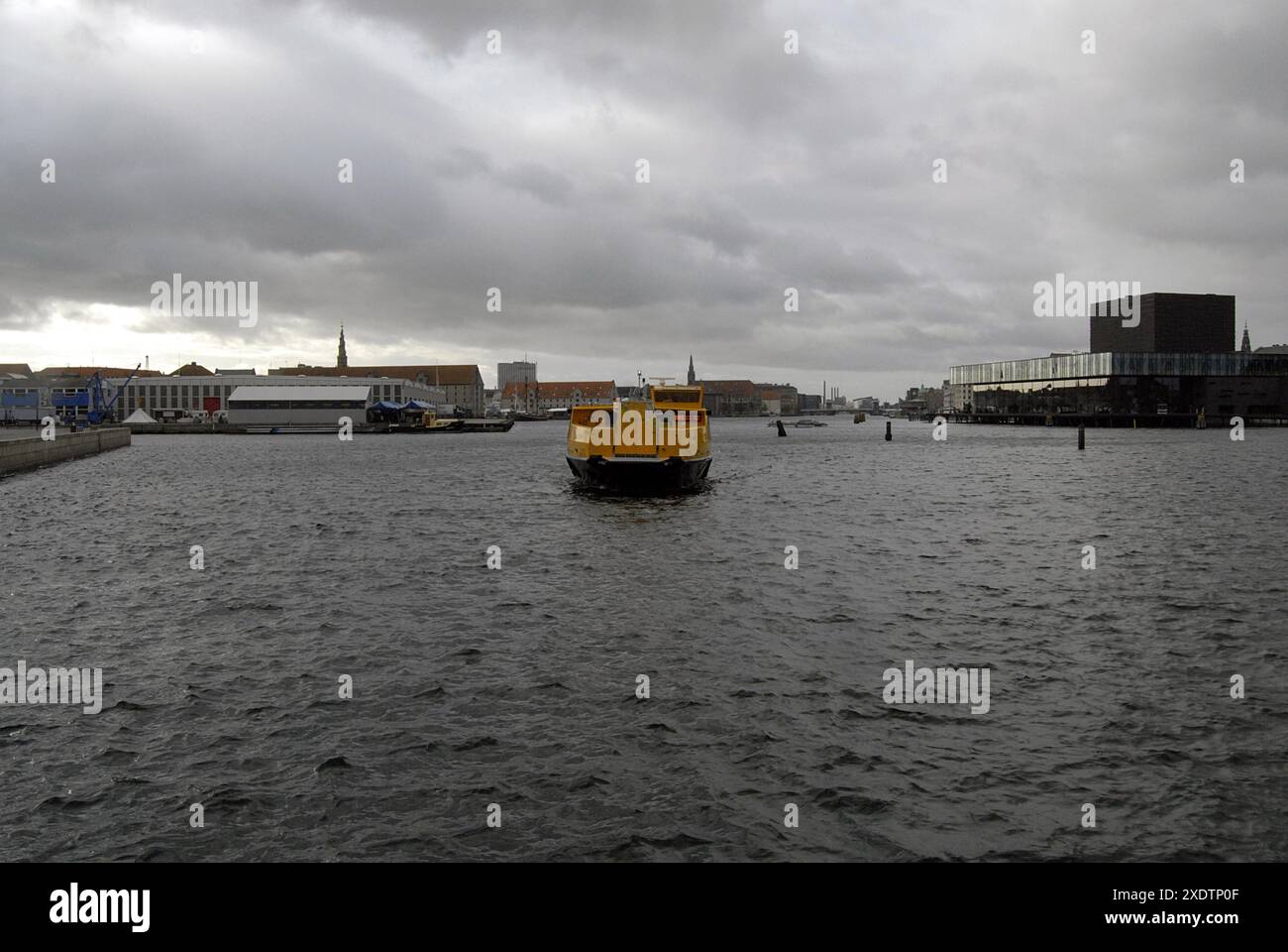 DENMARK / COPENHAGEN Habor transportation danish public transport ...