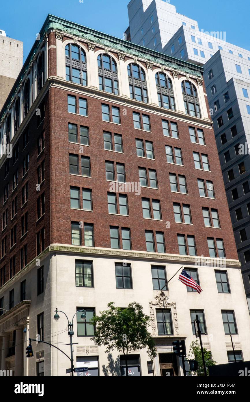 The former Brooks Brothers headquarters building is located at 346 ...