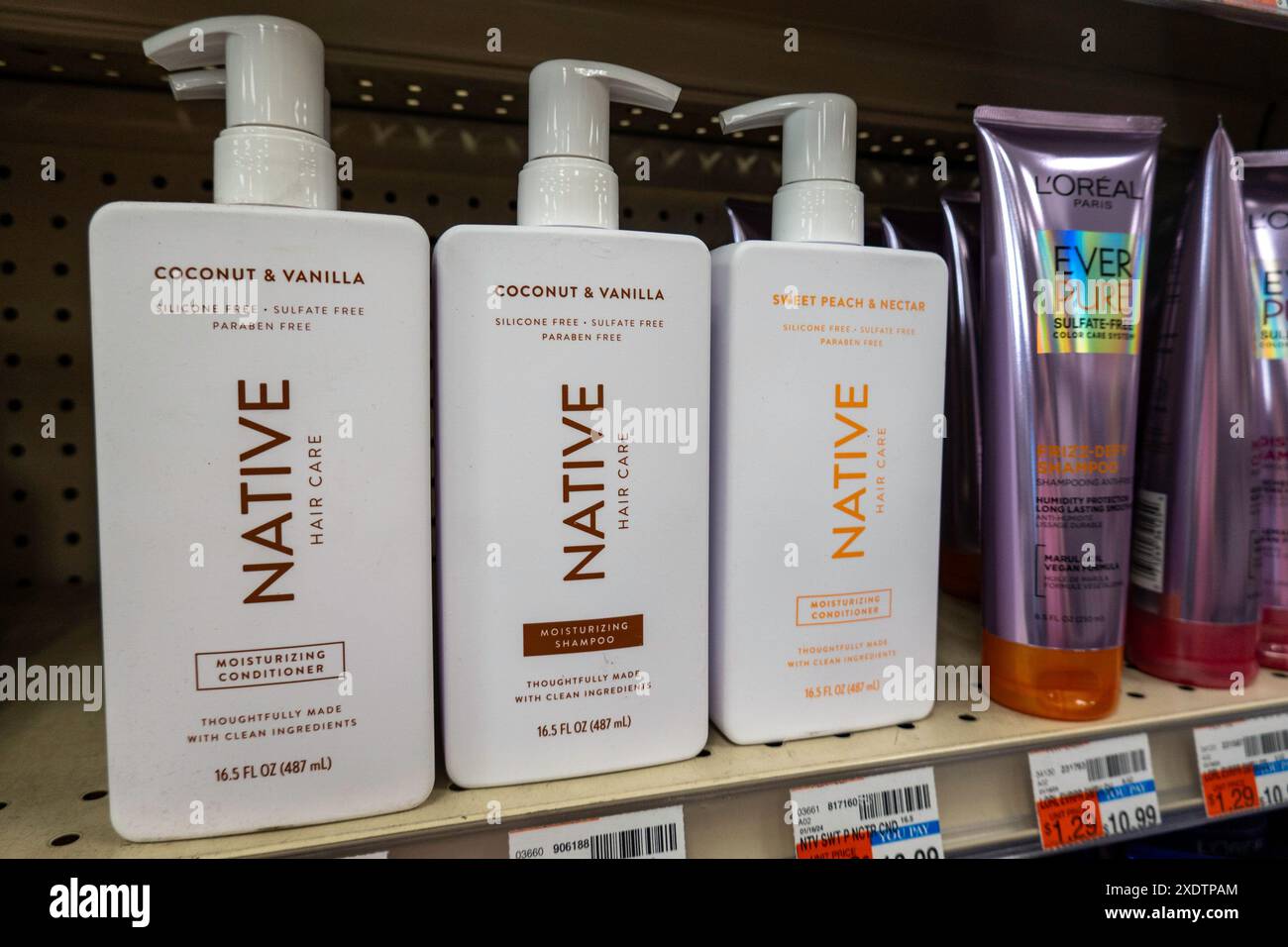 Product Display in a CVS Drugstore and Pharmacy, New York City, USA ...