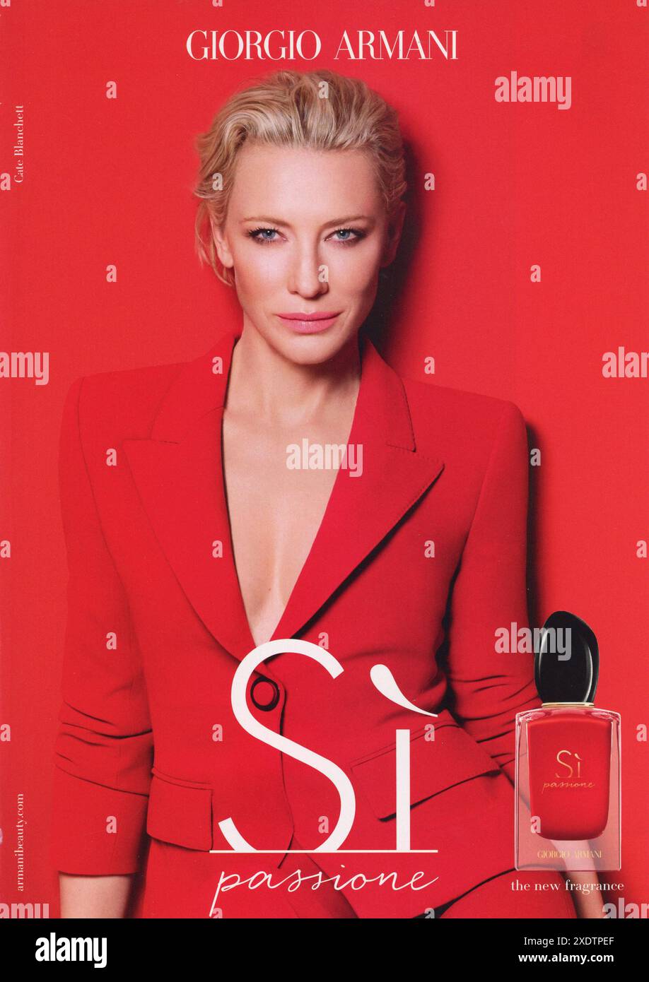 Giorgio armani advert hi-res stock photography and images - Alamy